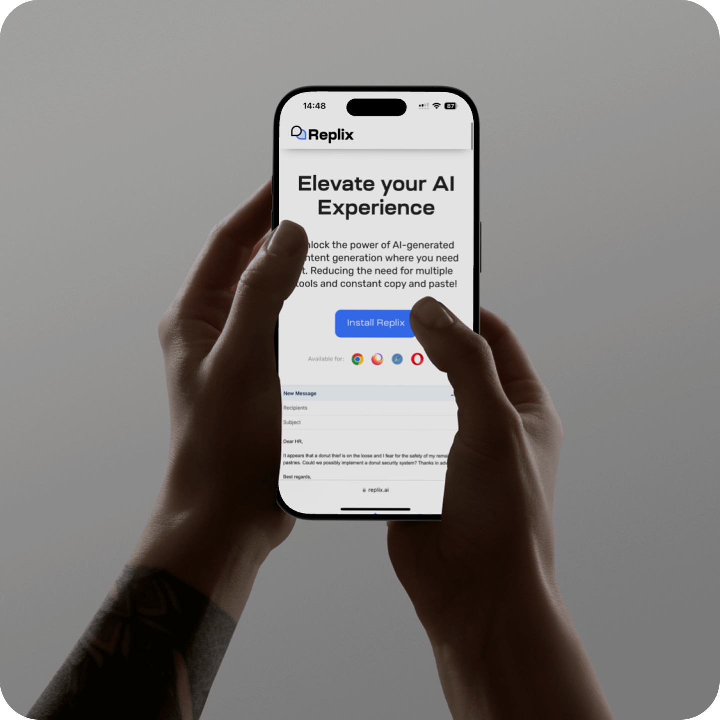 Say less to say more with our Replix AI | Sogody Work