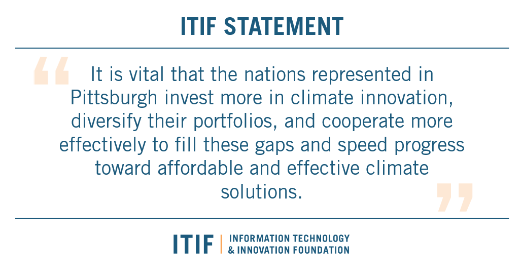 ITIF to Energy Ministers in Pittsburgh: Invest, Diversify, and ...