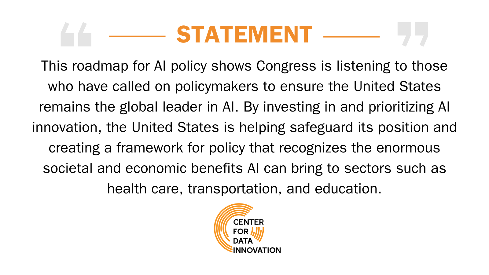 The Senate’s AI Roadmap Sets America on the Right Course | ITIF