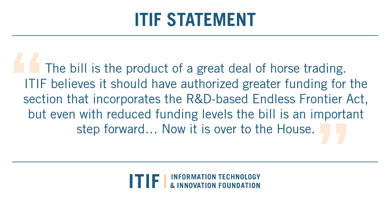 ITIF Commends Senate Passage of US Innovation and Competition Act ...
