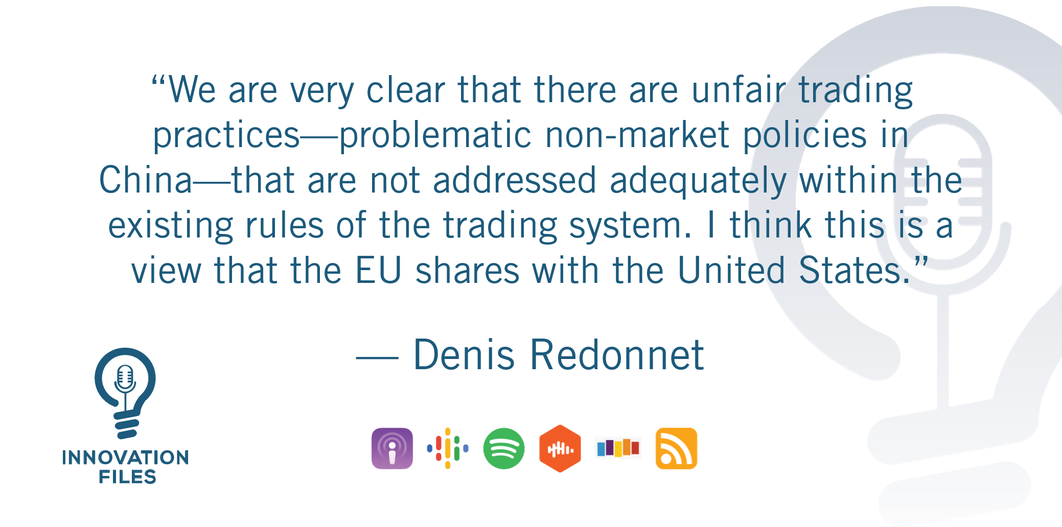 Podcast: The Future of US-EU Trade, With Denis Redonnet | ITIF