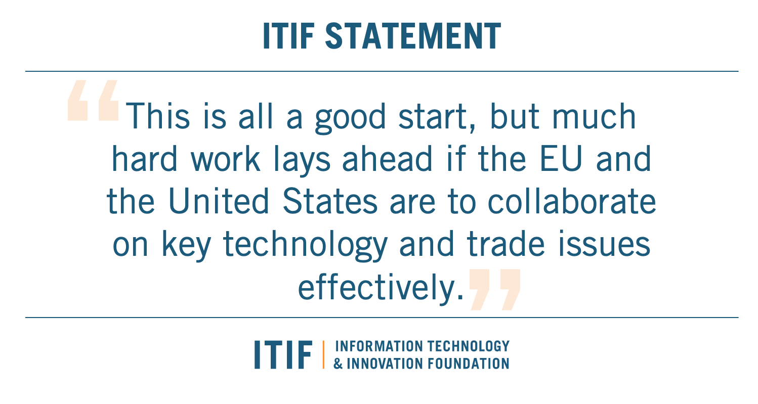 First US-EU TTC Meeting Shows Promise, But More Work Needs to Be Done ...