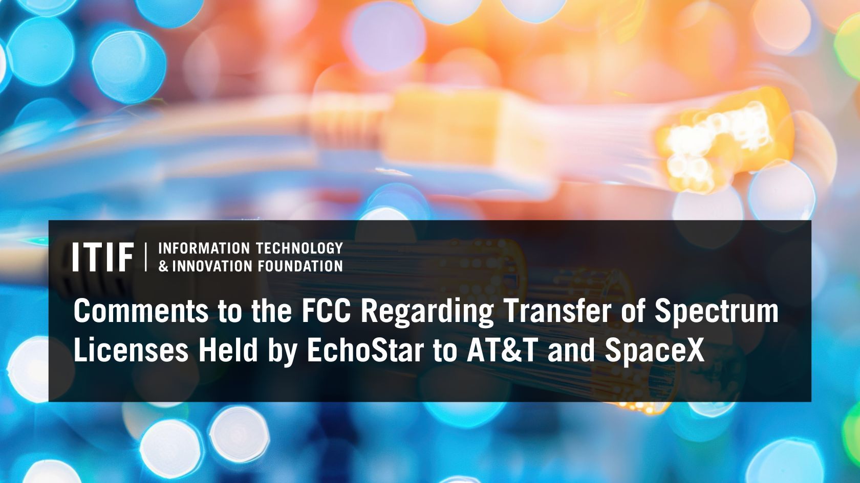 Comments to the FCC Regarding Transfer of Spectrum Licenses Held by ...