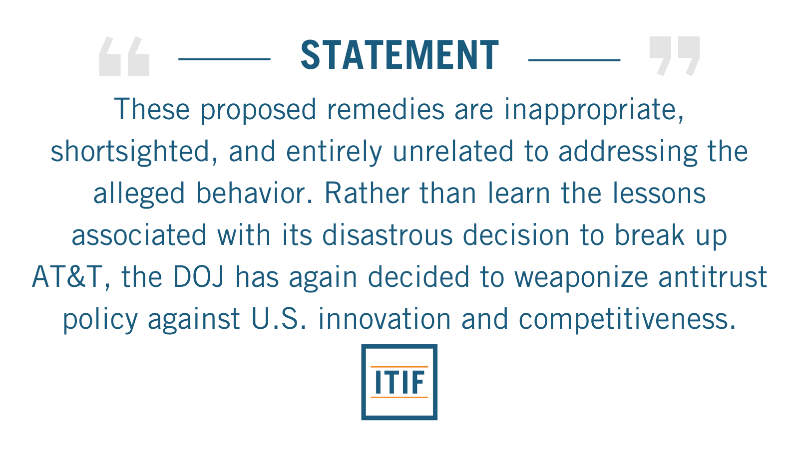 DOJ’s Remedies Proposal in Google Search Case Are Punitive, Says ITIF | ITIF