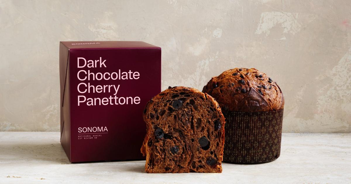 Dark Chocolate Cherry Panettone | Sonoma
