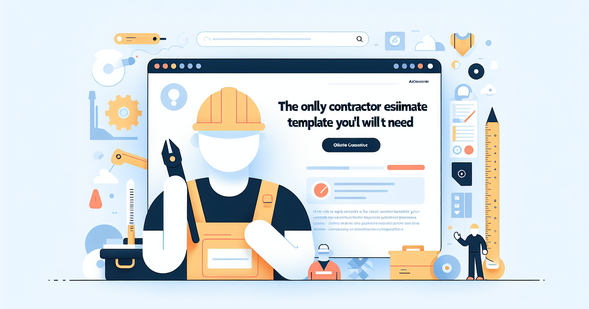Contractor Estimate Template: Win More Jobs | Stone Systems