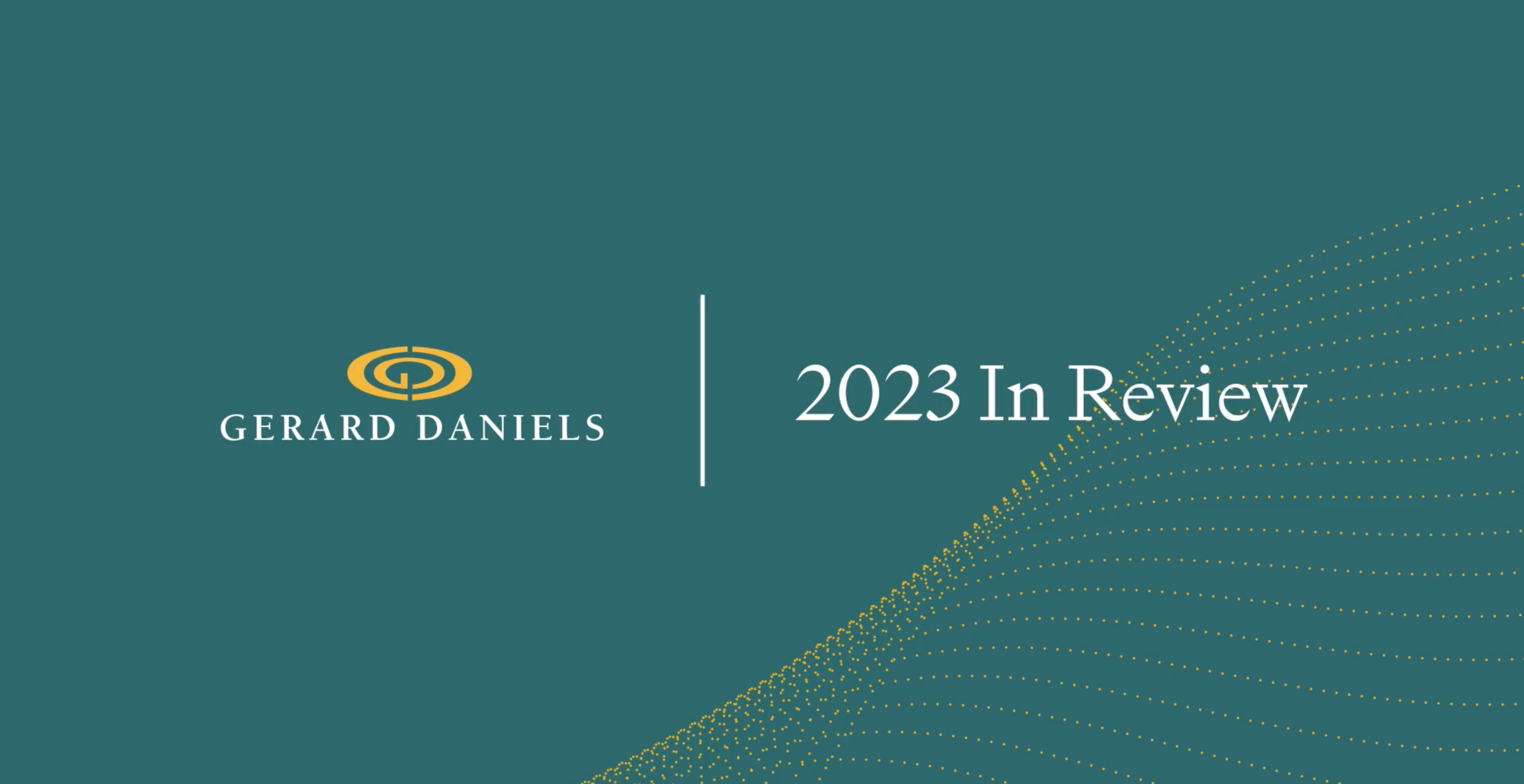 Reflecting on a Remarkable Year at Gerard Daniels: A Journey of ...