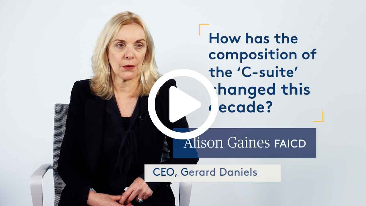 Watch CEO Alison Gaines discuss the changing ‘C-suite’ and what it ...