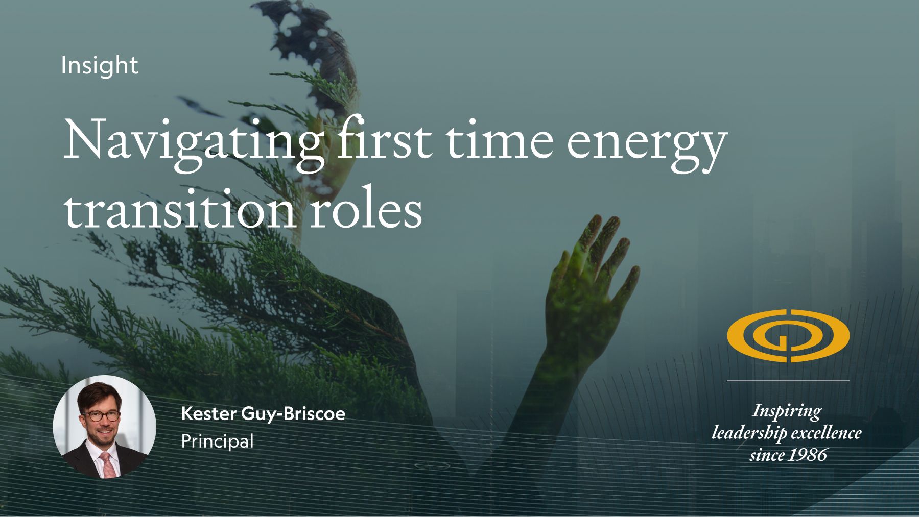 Navigating first time energy transition roles | Gerard Daniels