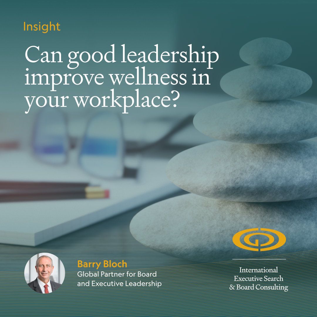 Can good leadership improve wellness in your workplace? | Gerard Daniels