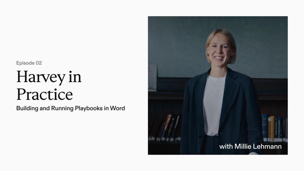 Harvey In Practice: How to Build and Run Playbooks in Word