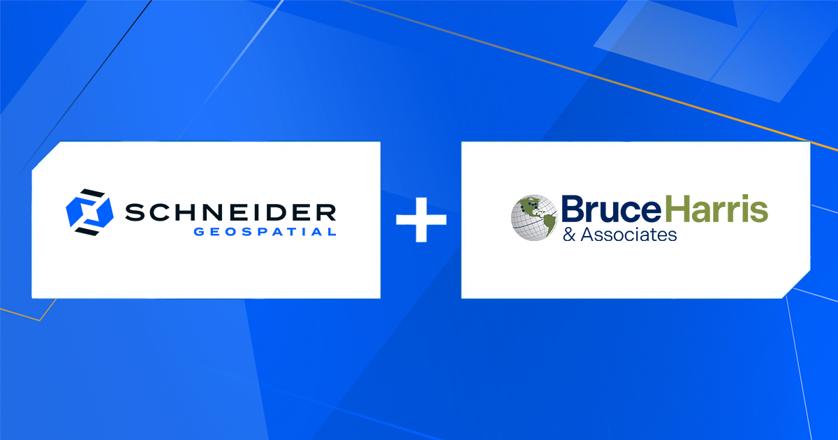 Schneider Geospatial Acquires Bruce Harris & Associates, Inc.