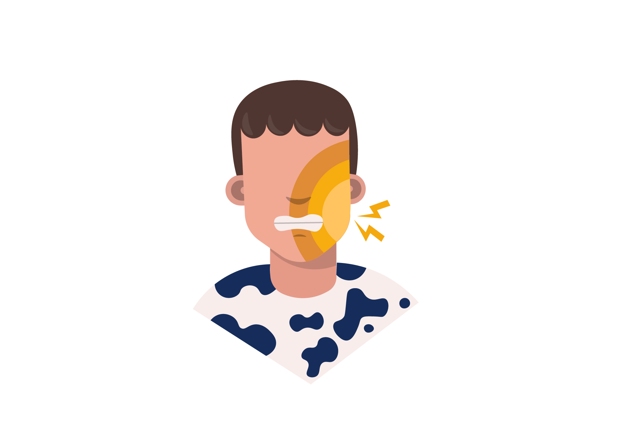Dor facial unilateral | 10 causas de dor em um lado do rosto