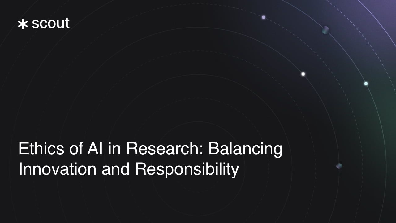 AI in Research: Balancing Innovation and Responsibility - Scout