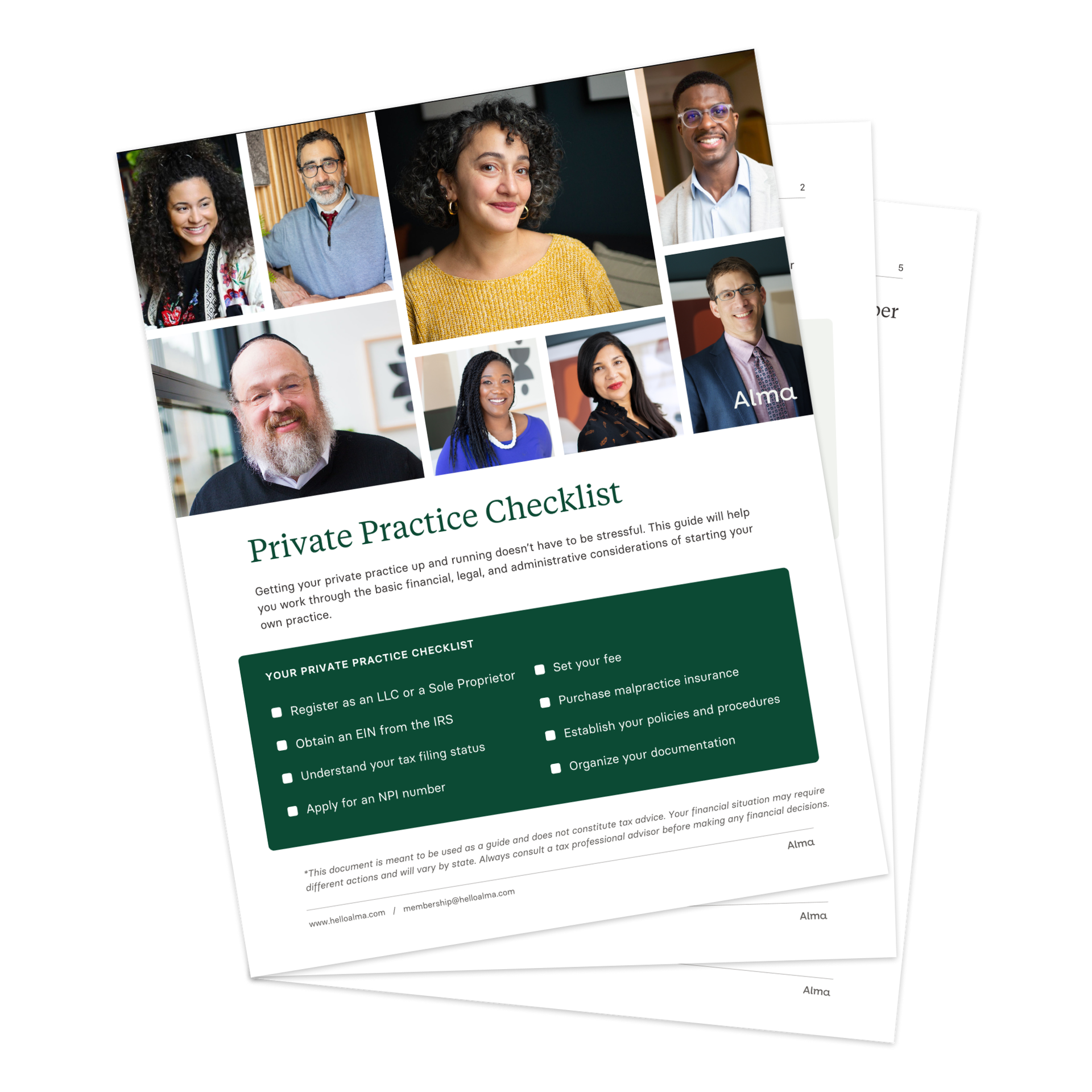 10-Step Checklist for Starting a Private Practice — Alma