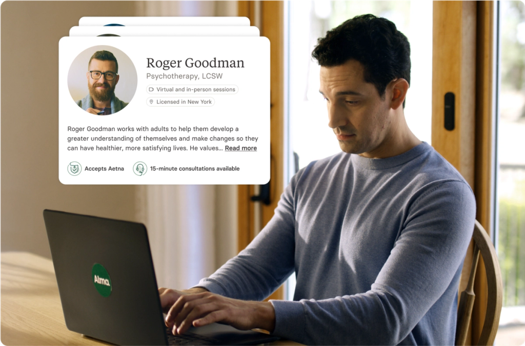 Start Care with Alma | Therapy is "Better with People" — Alma