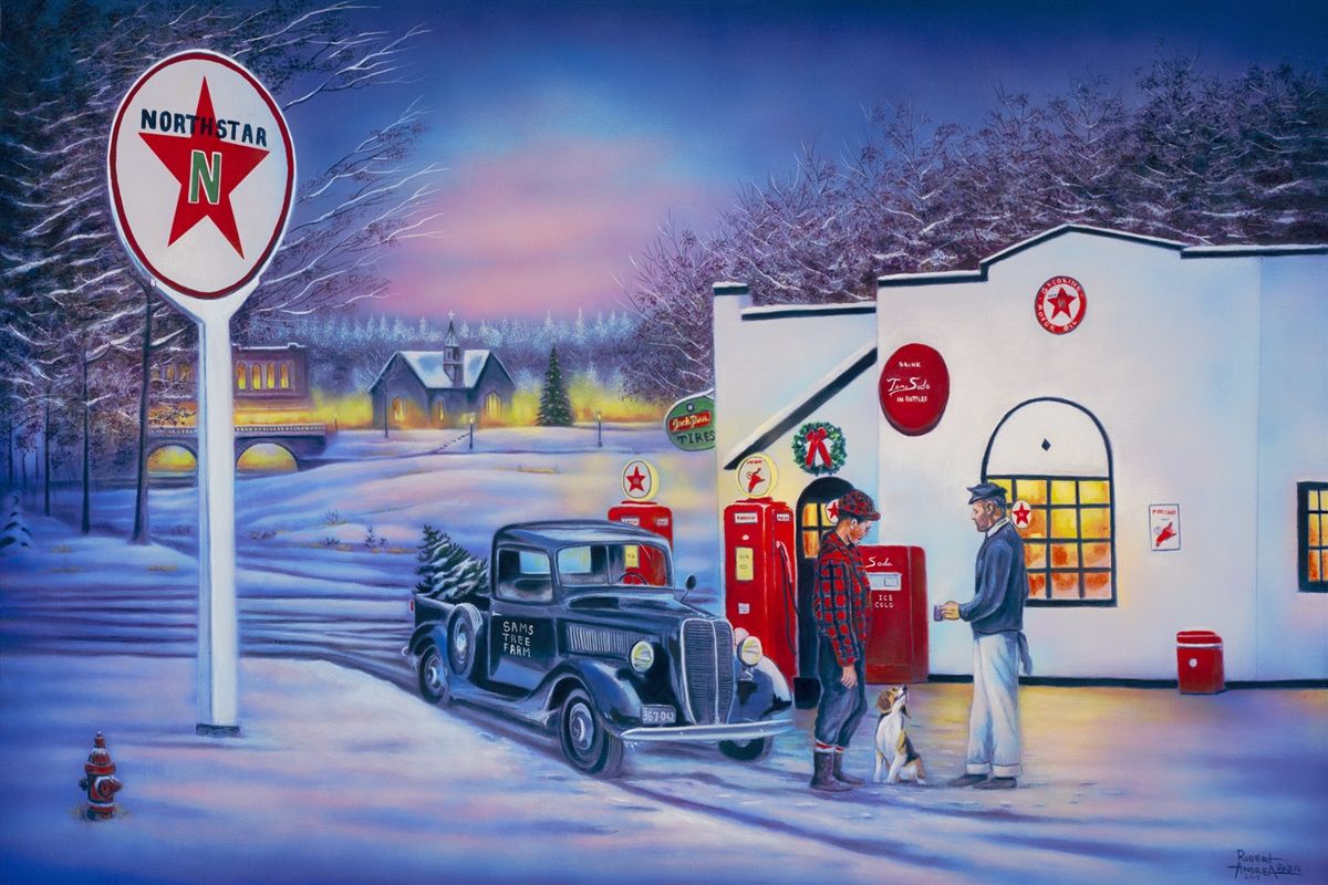 Christmas at the Gas Station