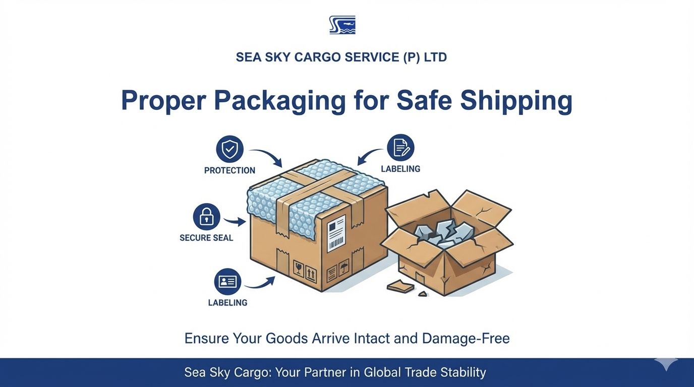 Proper Packaging for Safe Shipping | Sea Sky Cargo Service