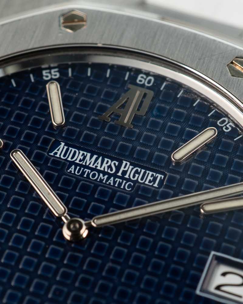 Image for Audemars Piguet Royal Oak 15202 Blue 2001 with original box ...