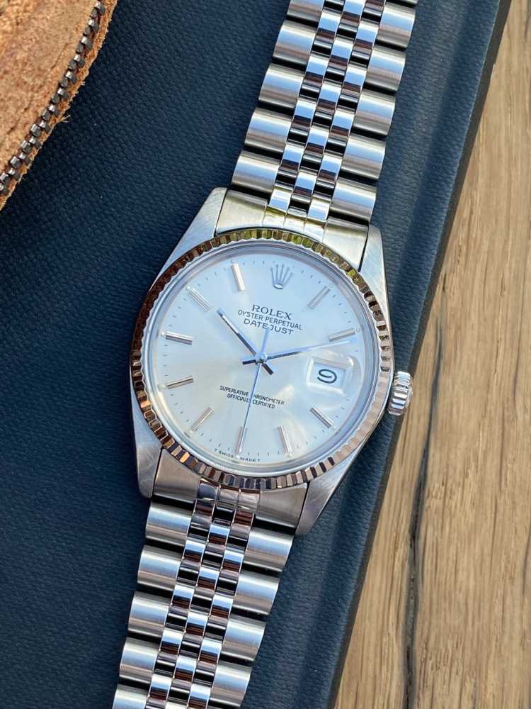 Rolex Datejust 16014 Silver 1984 jubilee