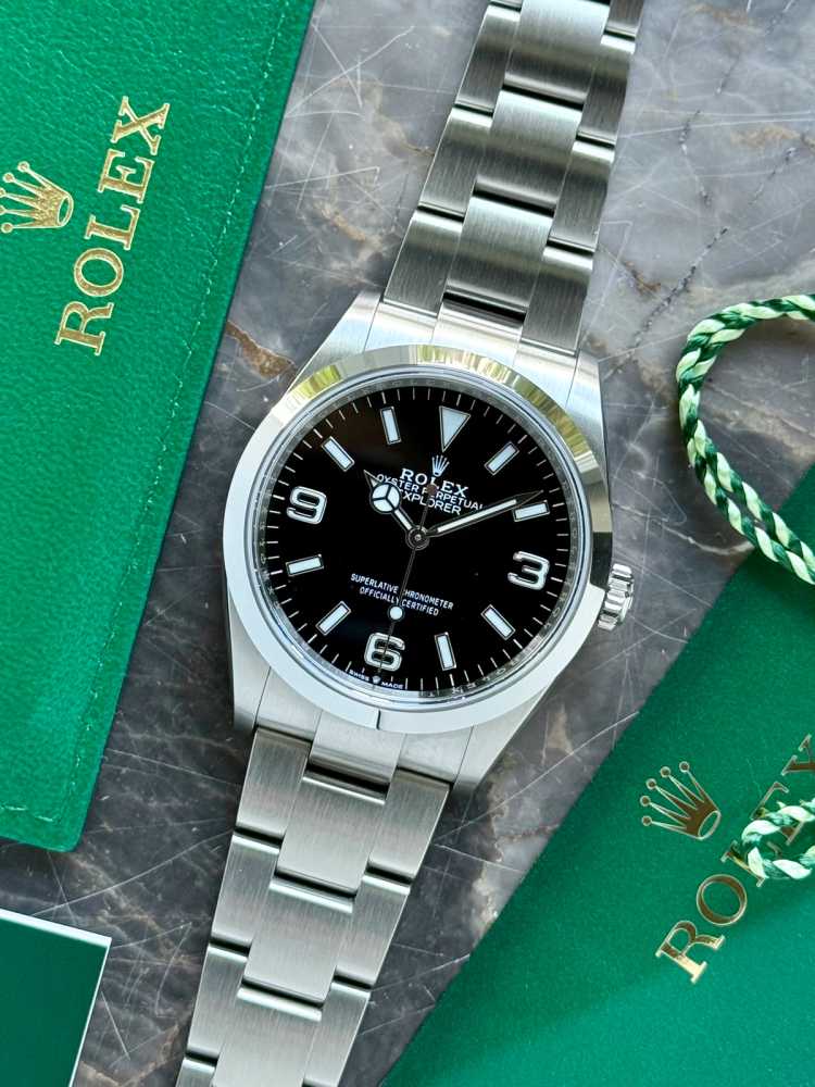 Featured image for Rolex Explorer 124270 Black 2024 with original box ...