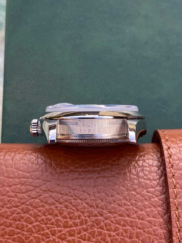 Rolex Day-Date 118209 Silver 2008 with original box