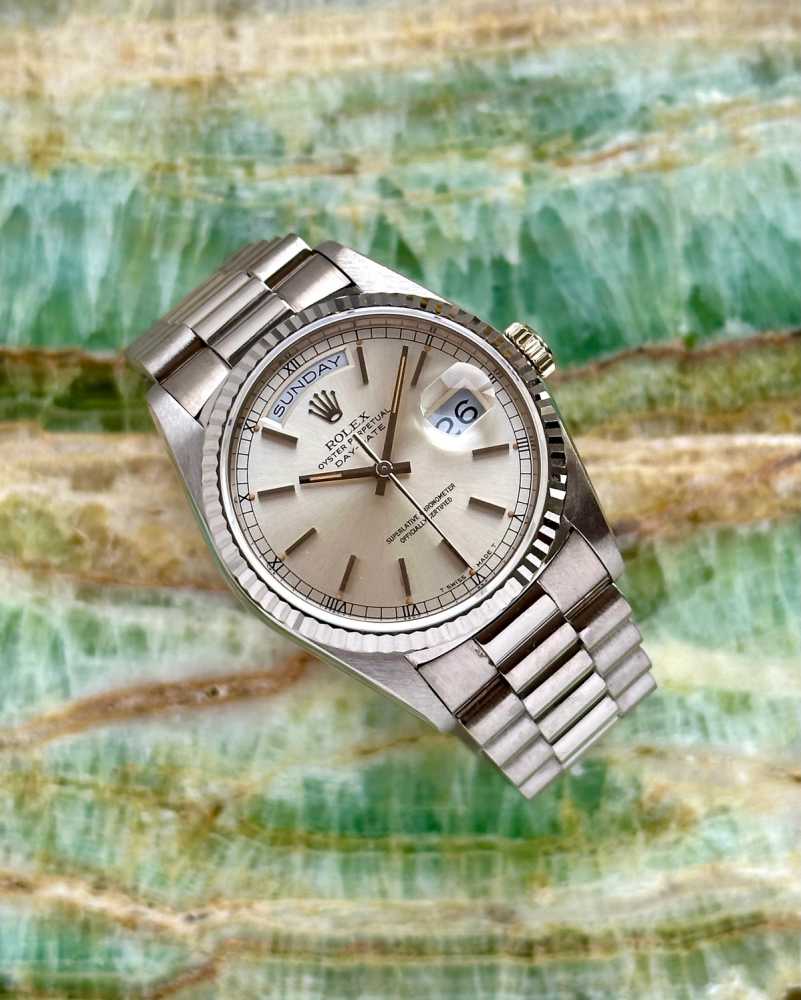Rolex Day-Date 18239 Silver 1995 2