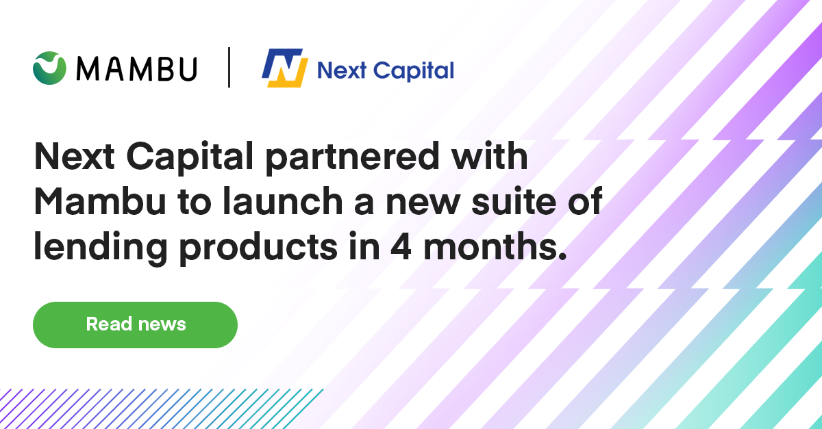 Mambu revs up Thai auto leasing company Next Capital | Mambu