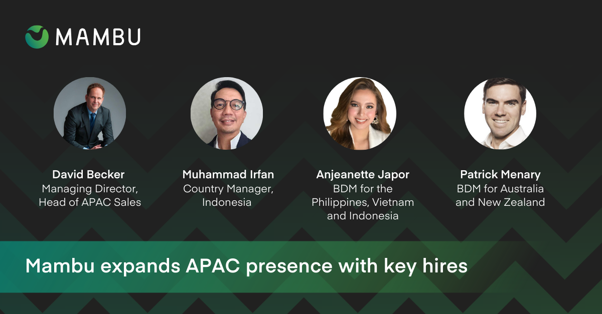 Mambu expands APAC presence with key hires to drive regional growth | Mambu