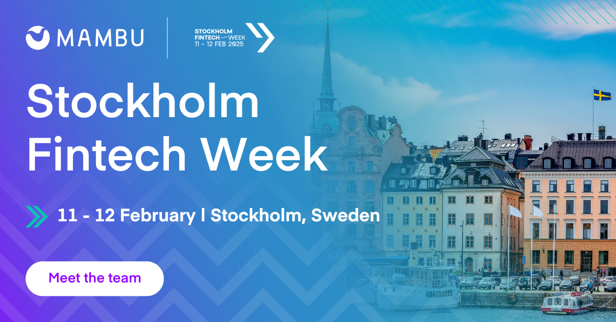 Stockholm Fintech Week | Mambu
