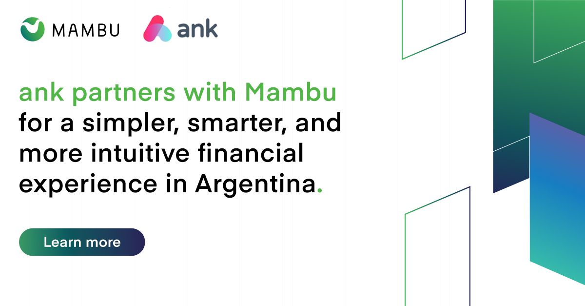 ank partners with Mambu for a simpler, smarter, and more intuitive ...