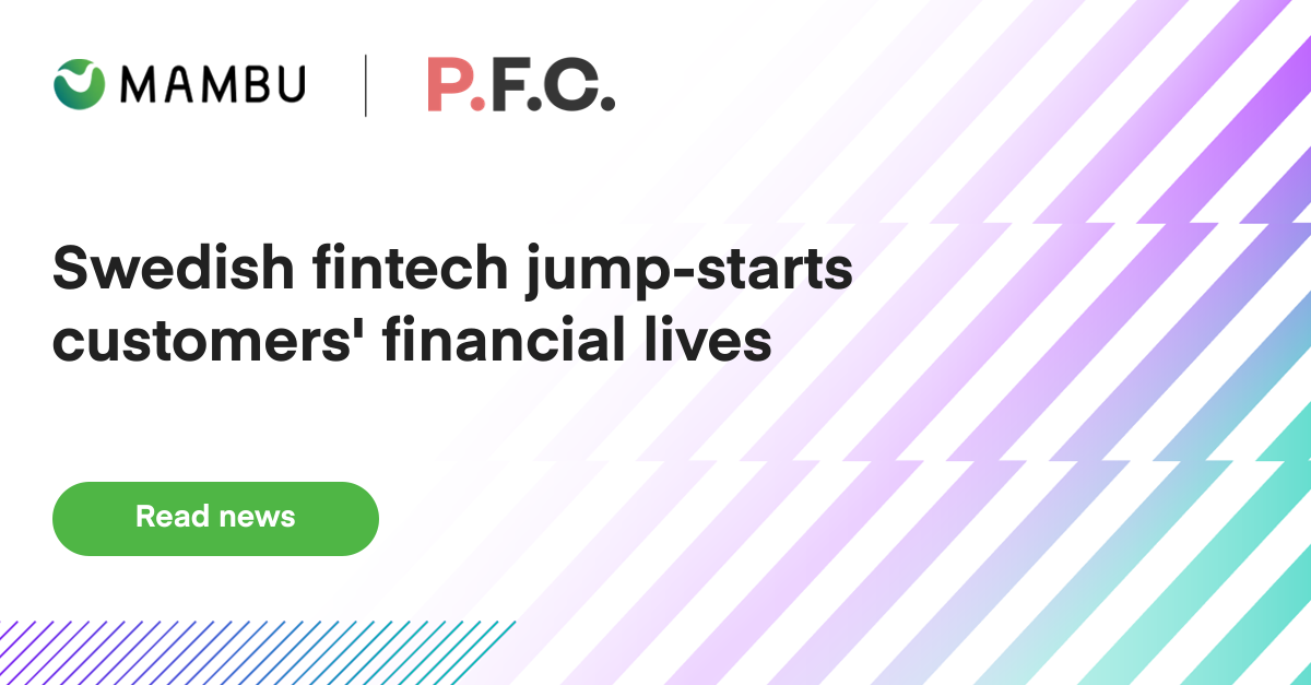 P.F.C. diversifies portfolio with personal loans on Mambu | Cloud core ...