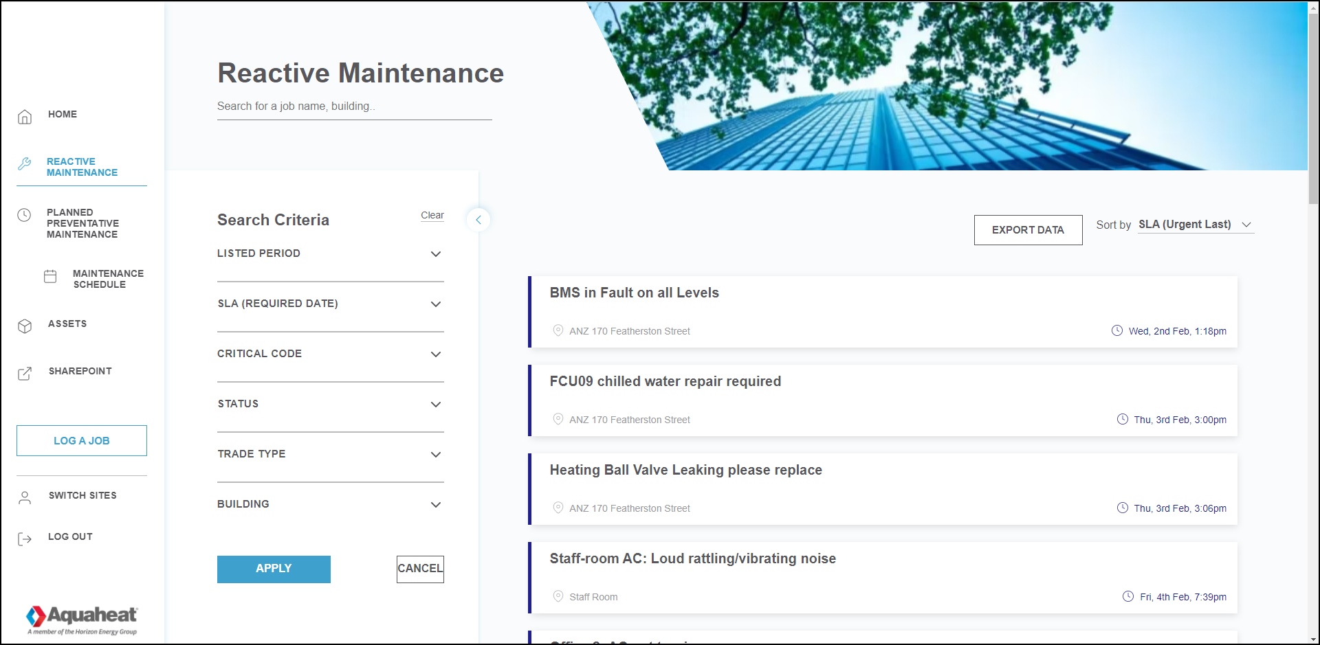 Aquaheat | Facilities Maintenance | Services