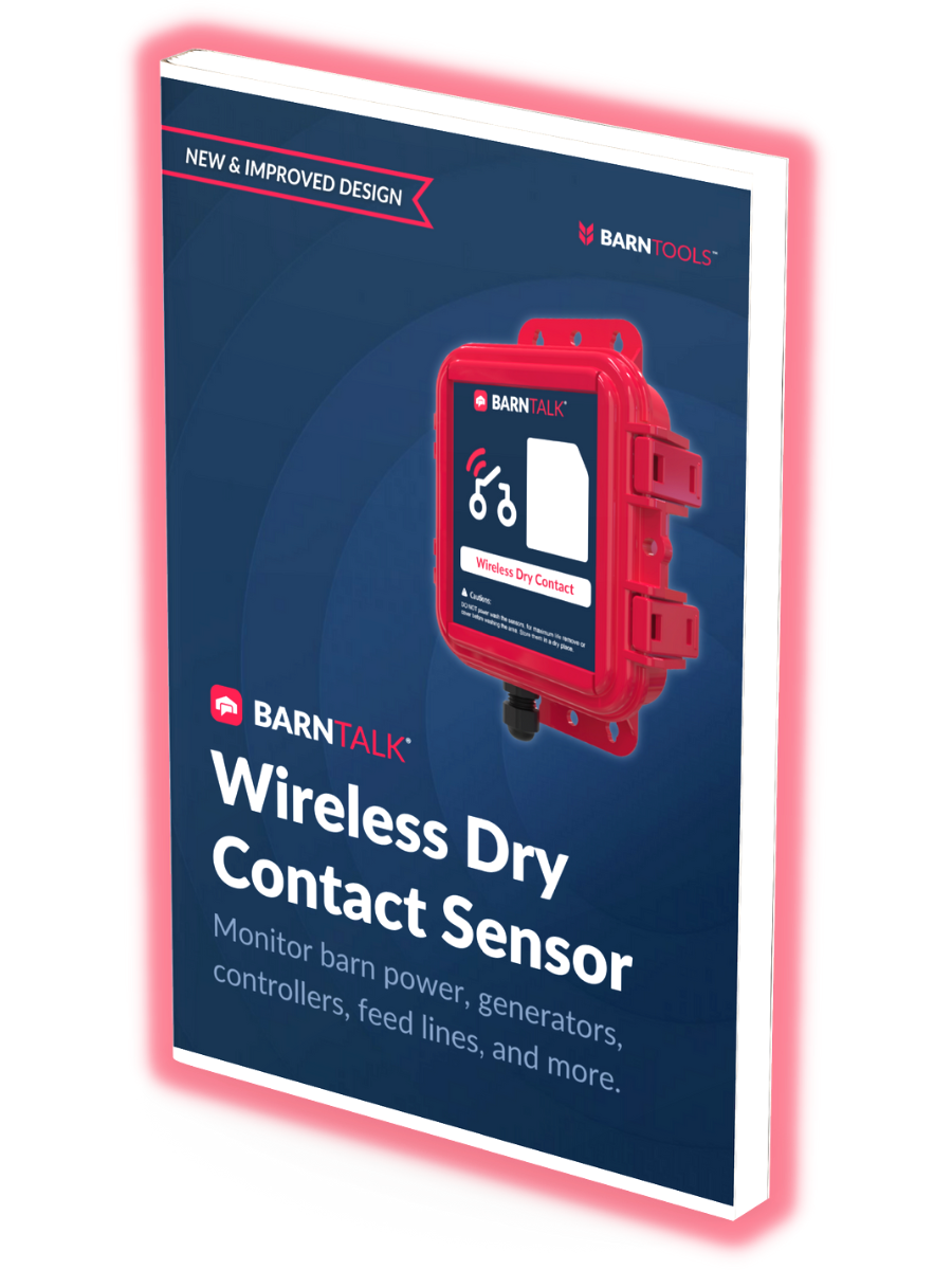 Discover the BarnTalk Wireless Dry Contact Sensor | BarnTools