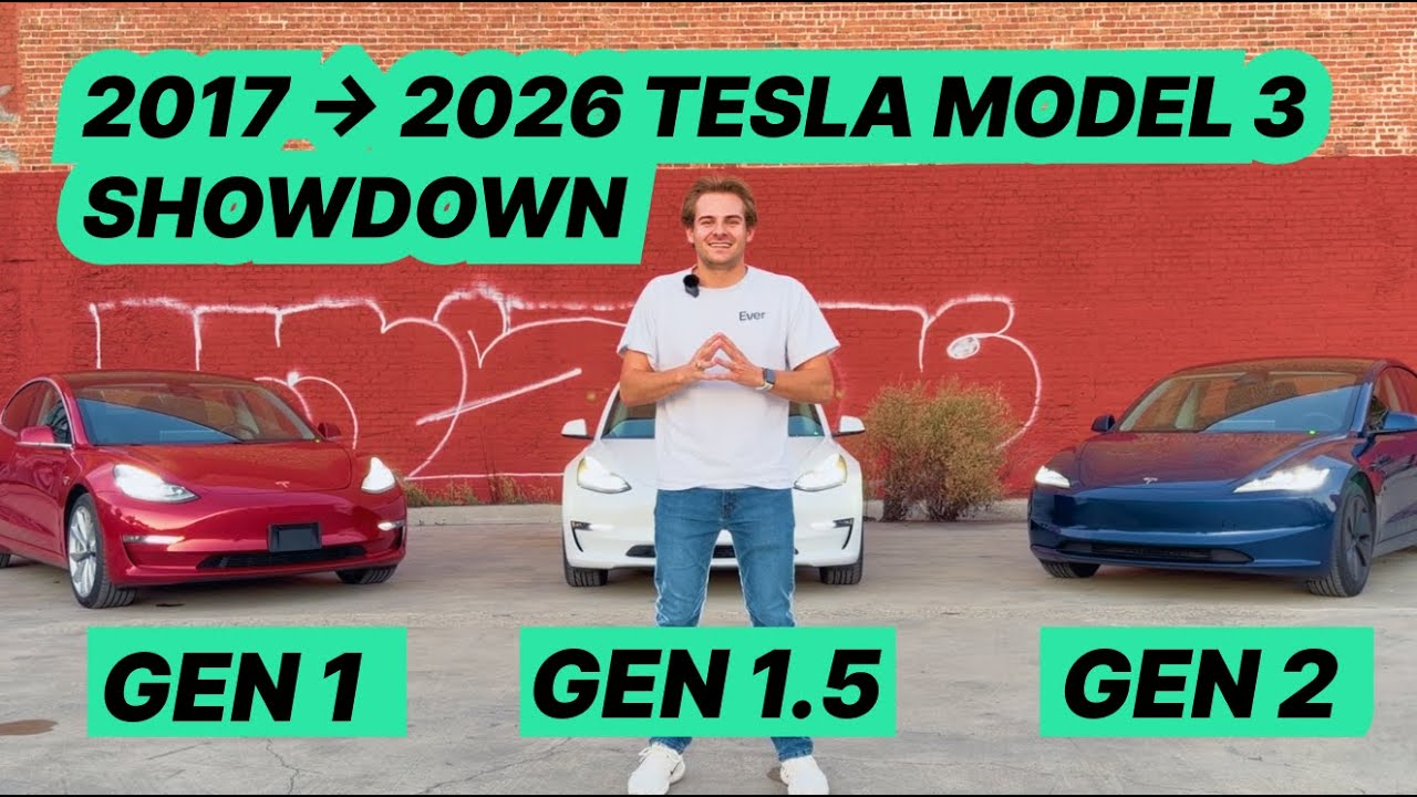 Tesla Model 3 Year-by-Year Comparison: 2017-2026 Guide | Ever