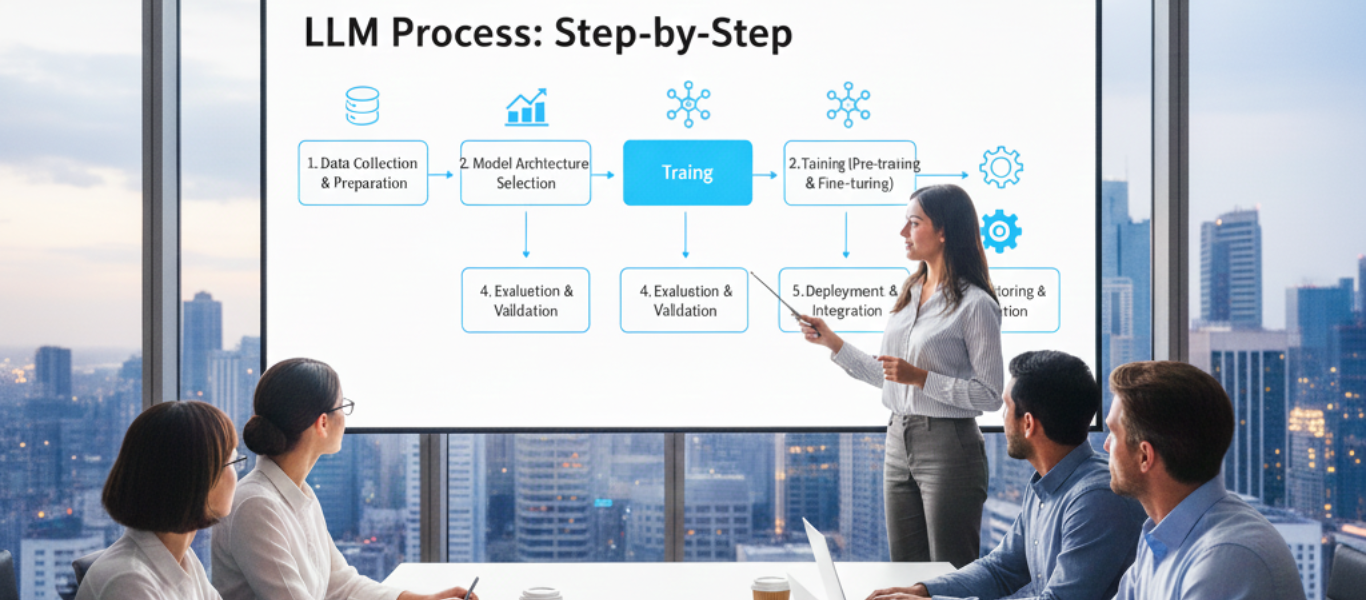 How Large Language Models Process Text Step by Step