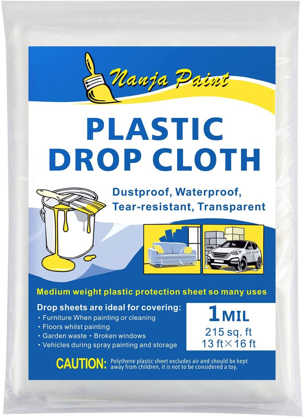 Best Drop Cloths for Painting: What Type to Use for Your Project