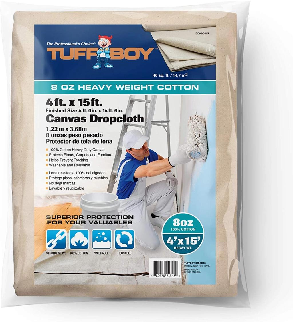 Best Drop Cloths for Painting: What Type to Use for Your Project