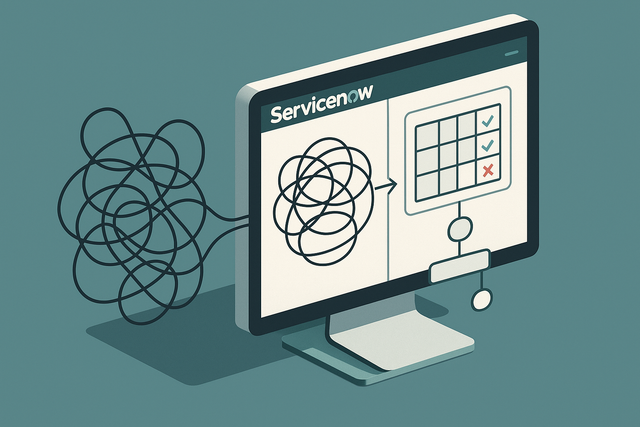 Escaping Script Sprawl in ServiceNow – Rulebricks