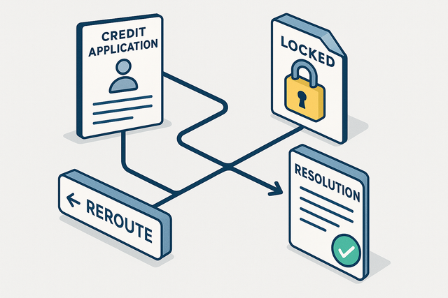 Designing Resilient Credit Flows for Frozen Files – Rulebricks