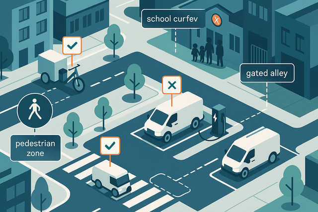 Solving the Last 10 Meters in Urban Delivery – Rulebricks