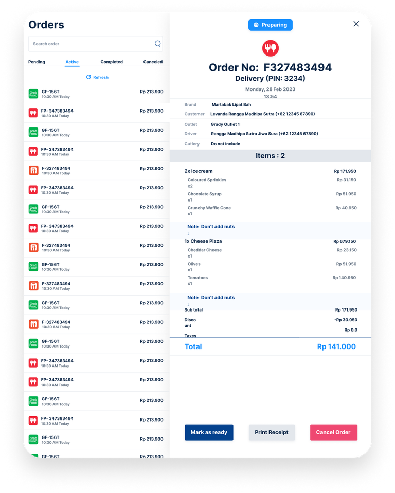Building Centralised Food Order Management Web App- RaftLabs
