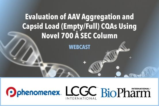 Evaluation of AAV Aggregation & Capsid Load (Empty / Full) CQAs Using ...