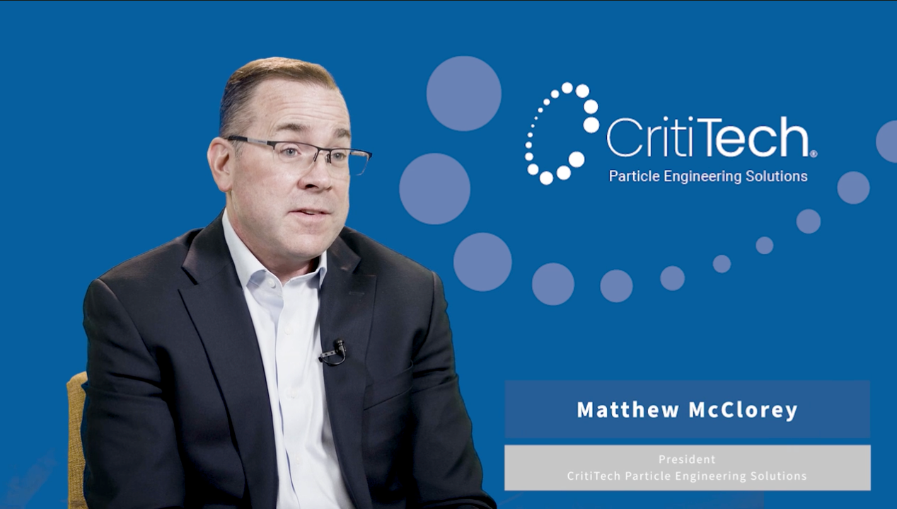 At AAPS with CritiTech Particle Engineering Solutions