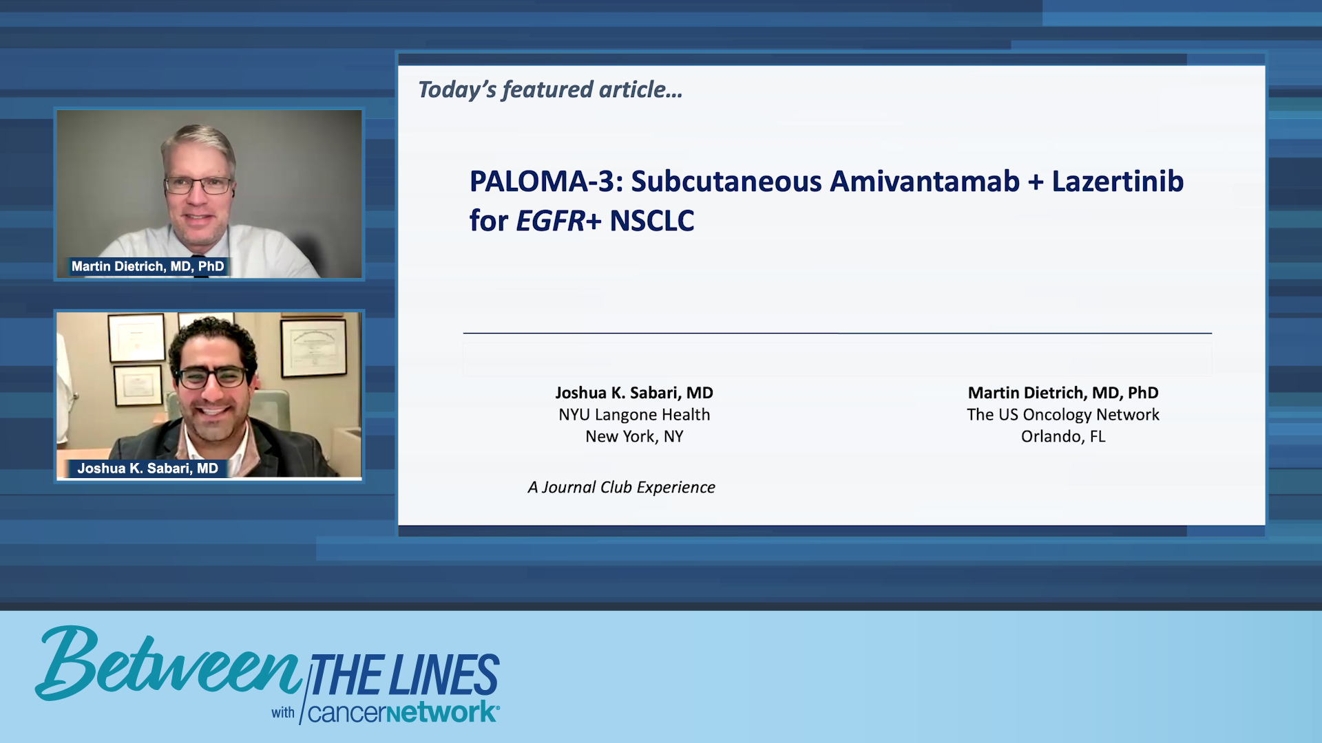 EGFR mNSCLC Front-Line: Treatment Options | CancerNetwork