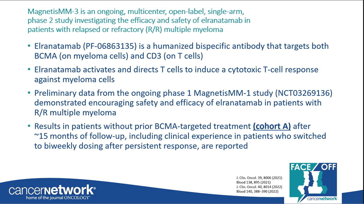 Elranatamab in Relapsed or Refractory Multiple Myeloma: Phase 2 ...