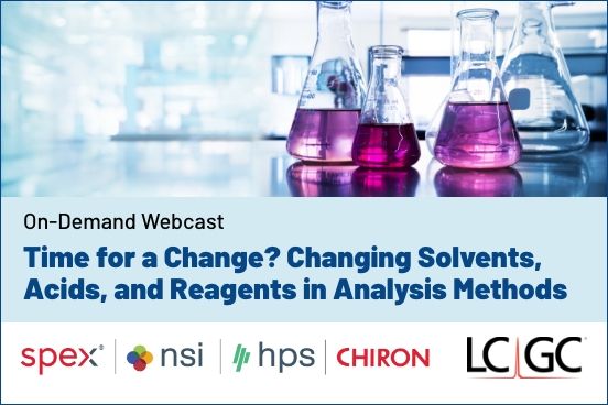 Time for a Change? Changing Solvents, Acids, and Reagents in Analysis ...