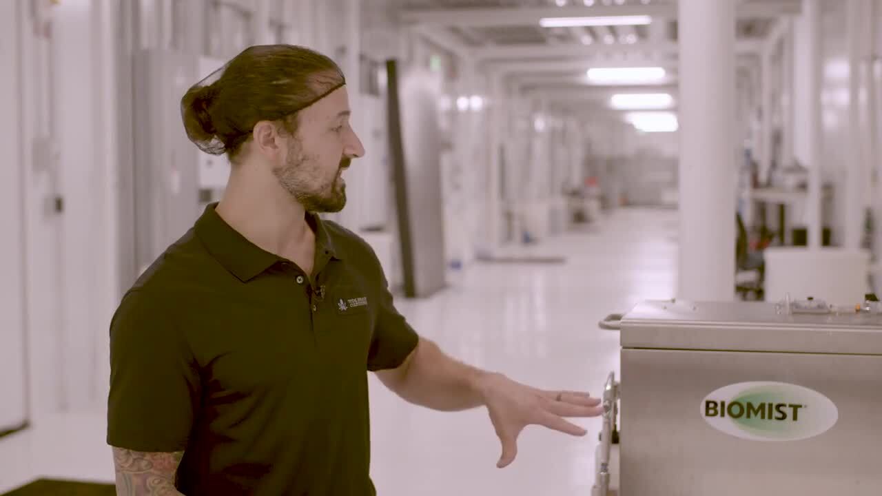 Biomist Sanitizing at Light Sky Cannabis