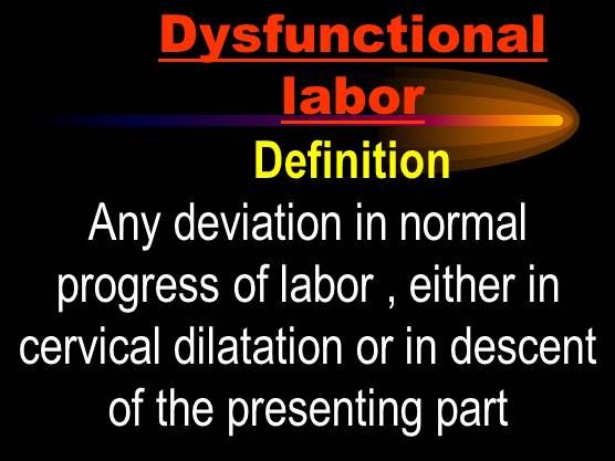 Dysfunctional Labour