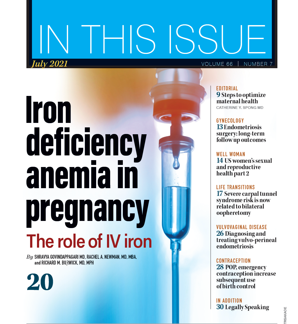 Inside the July issue of Contemporary OB/GYN® | Contemporary OB/GYN